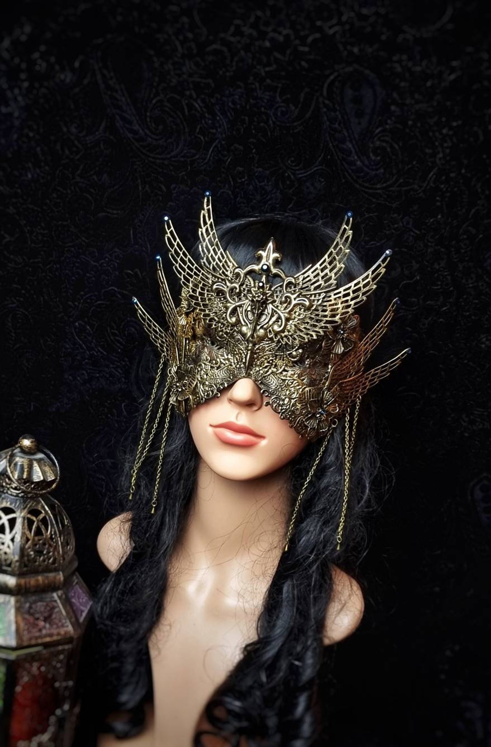 Blind Mask Saint Crow Cosplay Fantasy Mask - Etsy