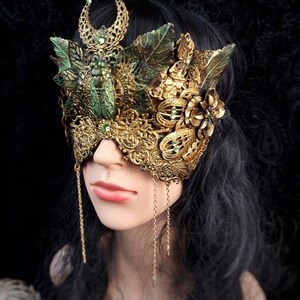Blind Mask " King & Queen " , Gothic Crown, Gothic Headpiece, Religious ...
