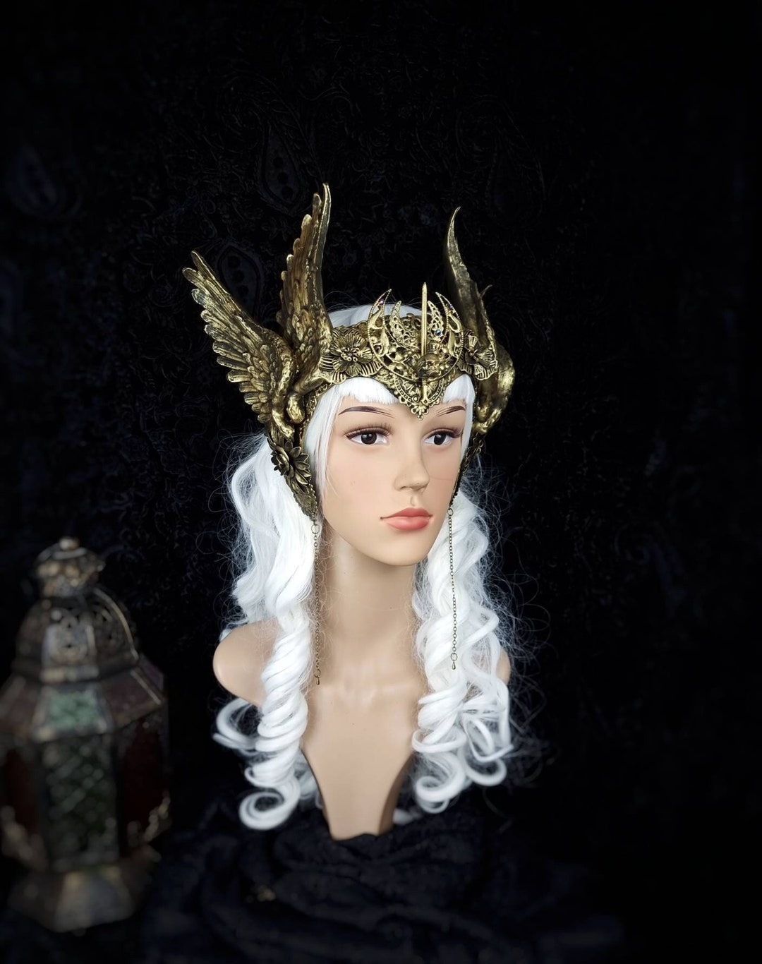 Valkyrie Crown, Wing Face Frame, Headdress, Vikings, Shieldmaiden ...
