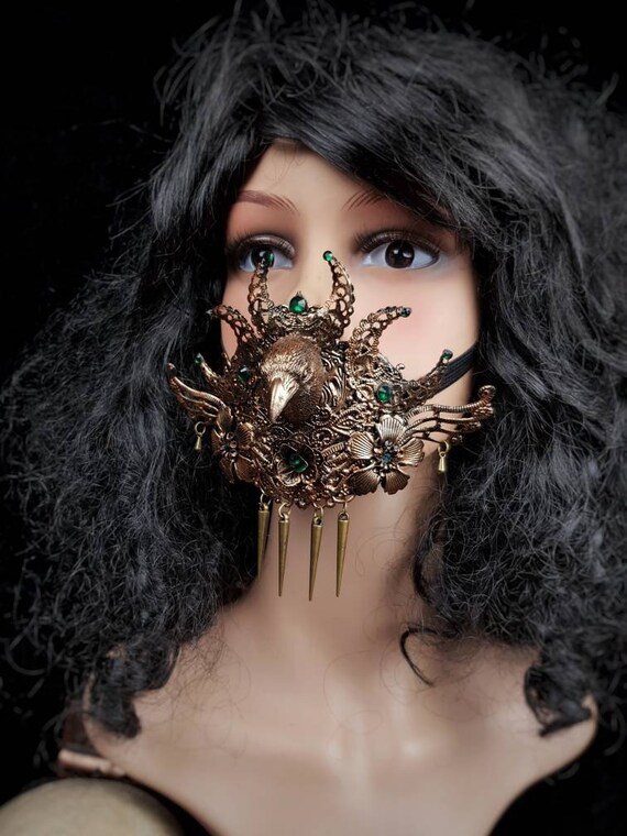 Tuahadedana - Art Couture by Xanti , blind mask, stained glass Couture ...