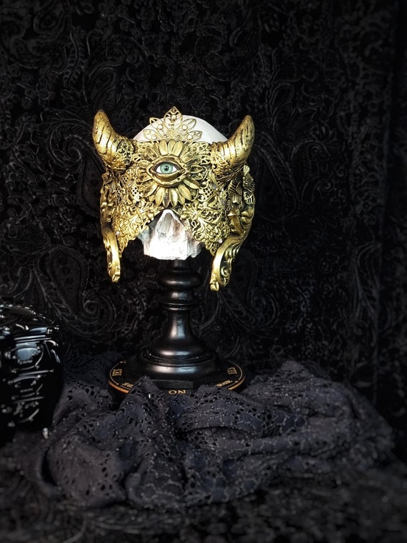 Tuahadedana - Art Couture by Xanti , blind mask, stained glass Couture ...