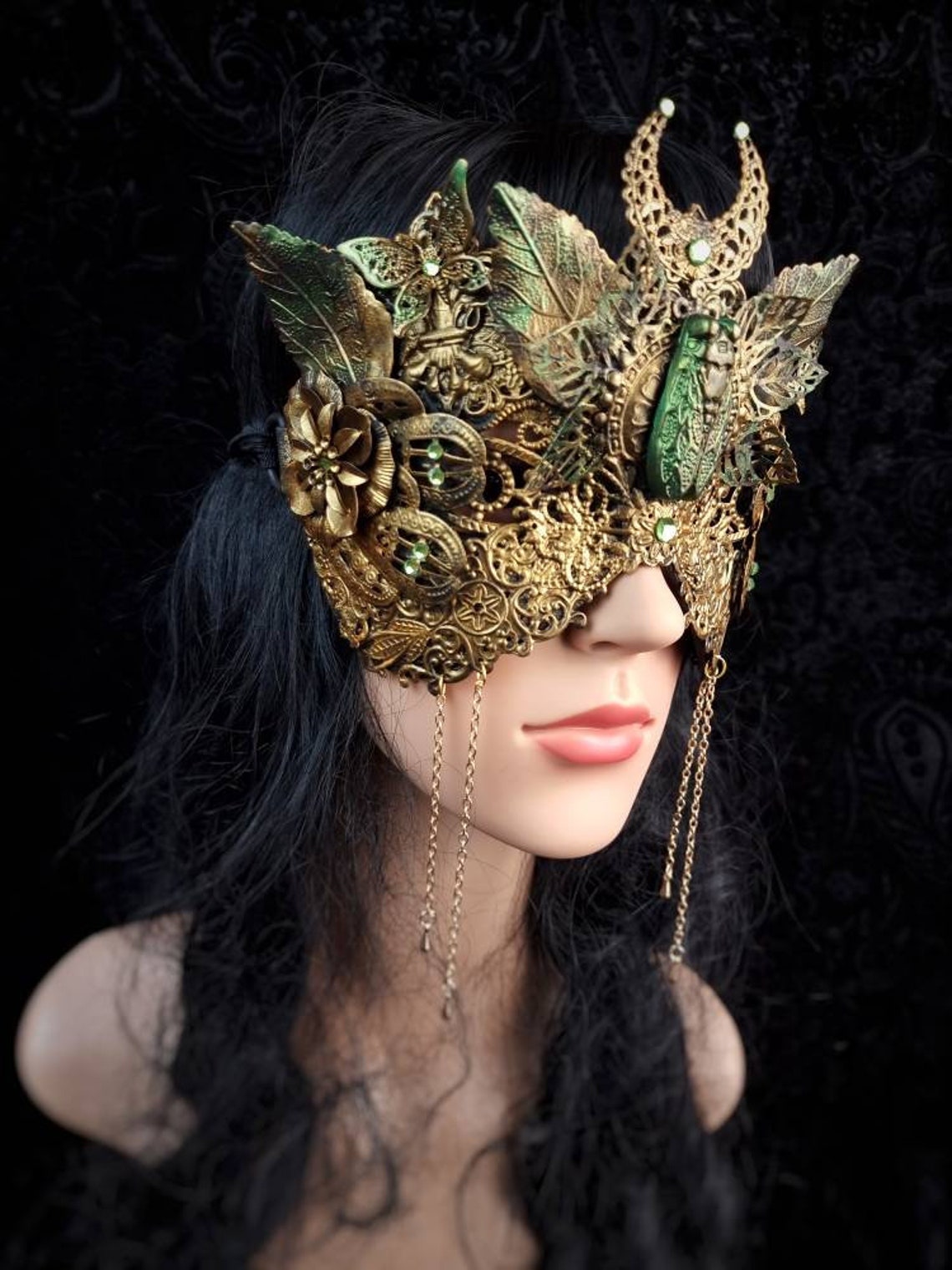 Blind Mask King & Queen Gothic Crown Gothic | Etsy