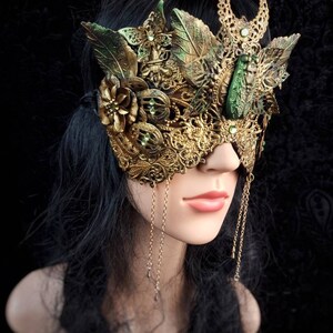 Blind Mask " King & Queen " , Gothic Crown, Gothic Headpiece, Religious ...