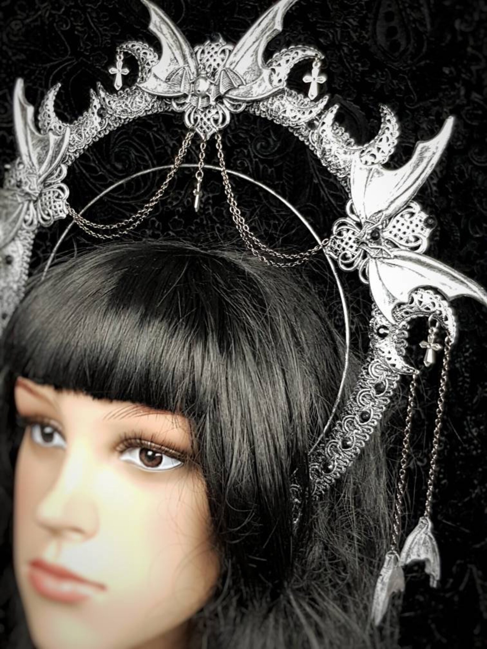 Halo Vampire Halo Headband Gothic Headpiece Gothic | Etsy