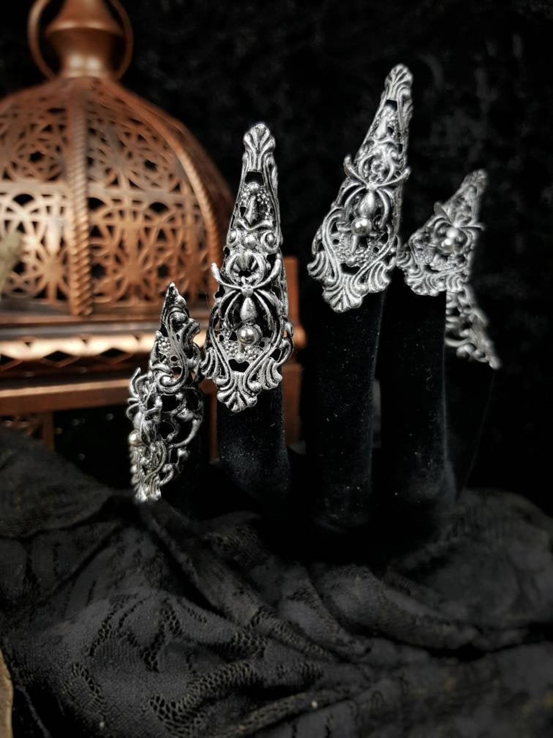 5 Finger Claws "spider" Gothic, Witch, Fantasy, Cosplay, Larp, Gothic ...