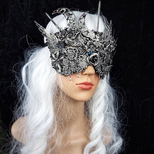 Blind Mask Wisdom Pagan Mask, Cosplay, Larp, Gothic, Fantasy Costume ...