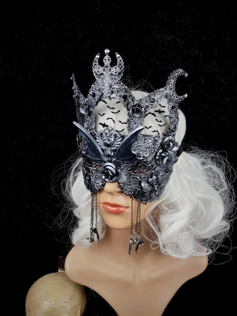 Blind mask Vampire church stained glass Cathedral gothic | Etsy