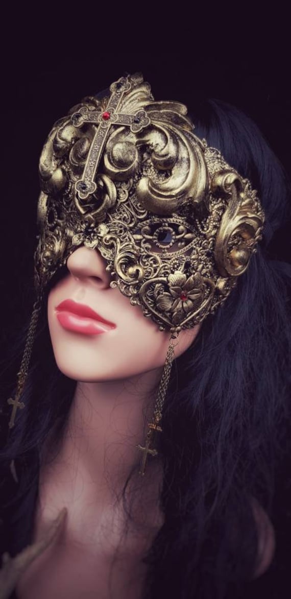 Baroque Blind Mask Fantasy Mask Gothic Mask Gothic | Etsy