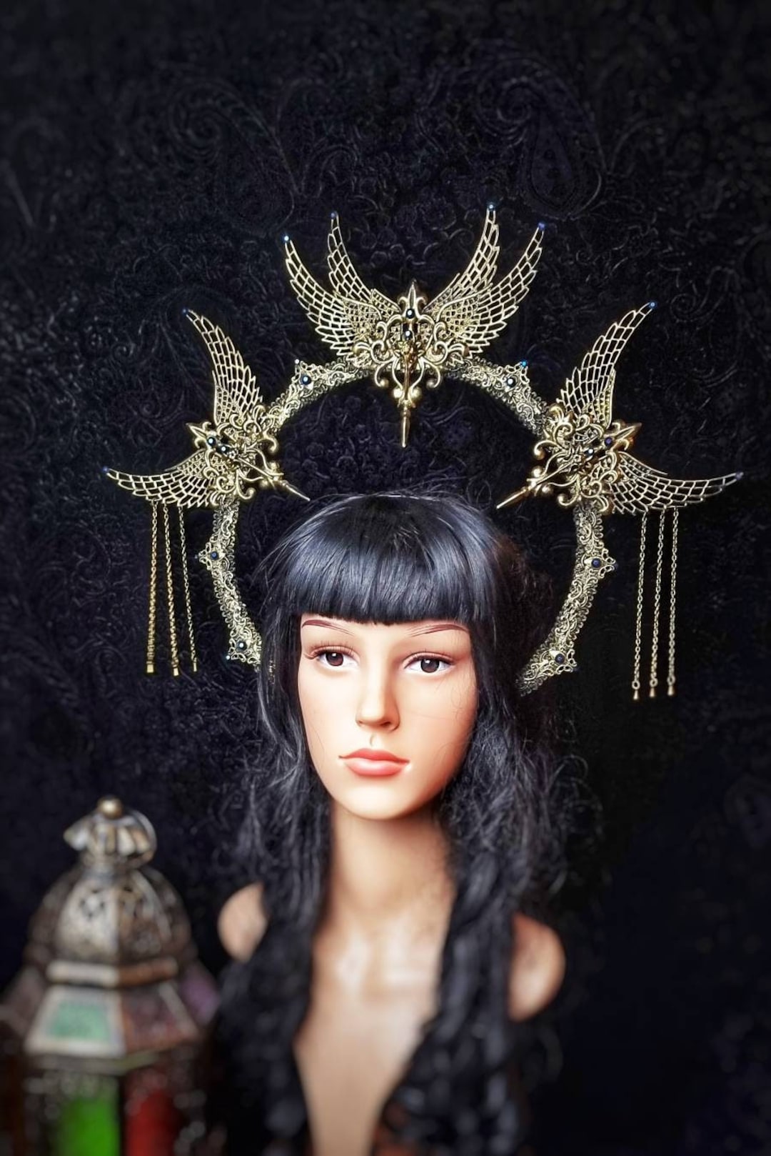 Halo "saint Crow", Cosplay, Gothic Crown, Gothic Headpiece, Goth ...