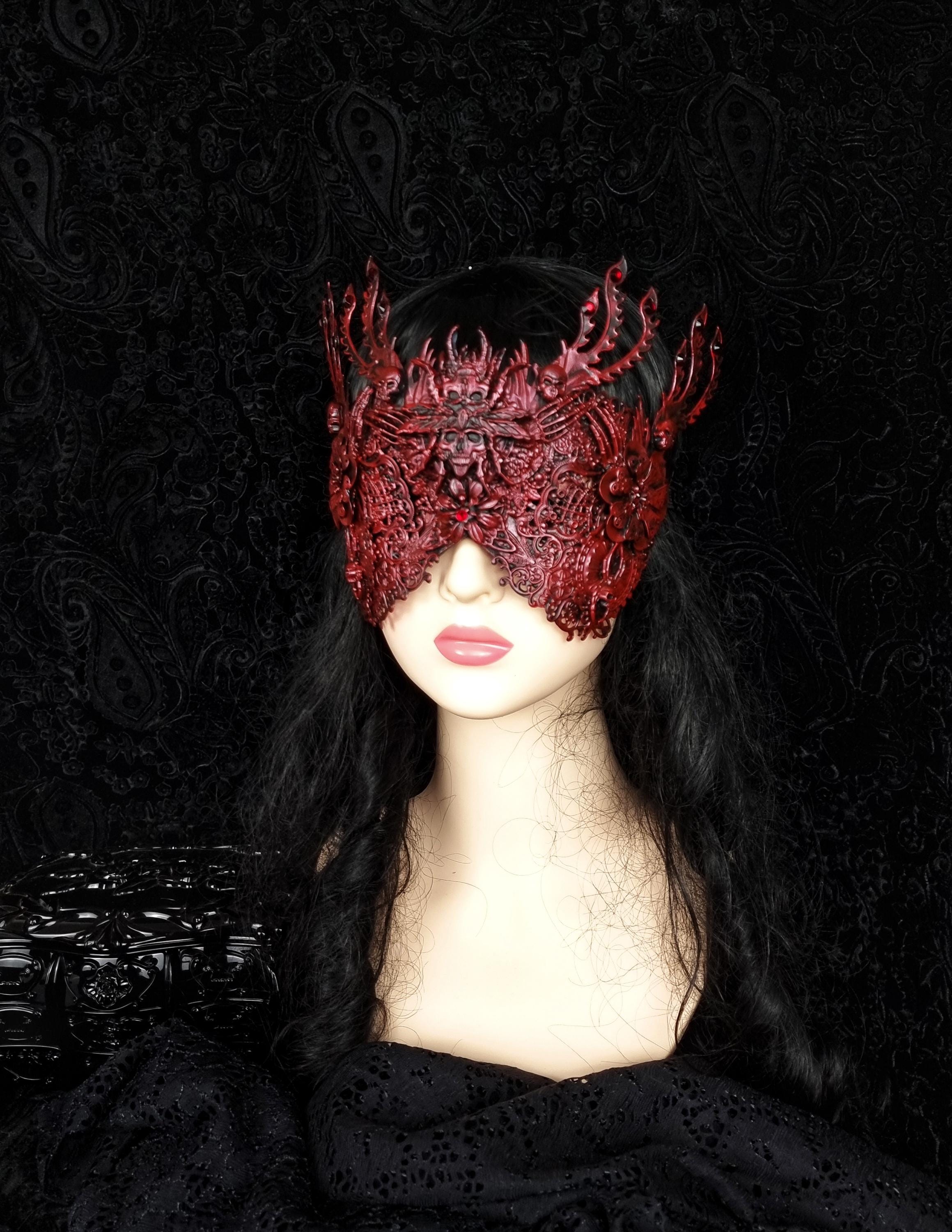 Ready for shipping / Spider blind mask Spider dust, fantasy costume ...