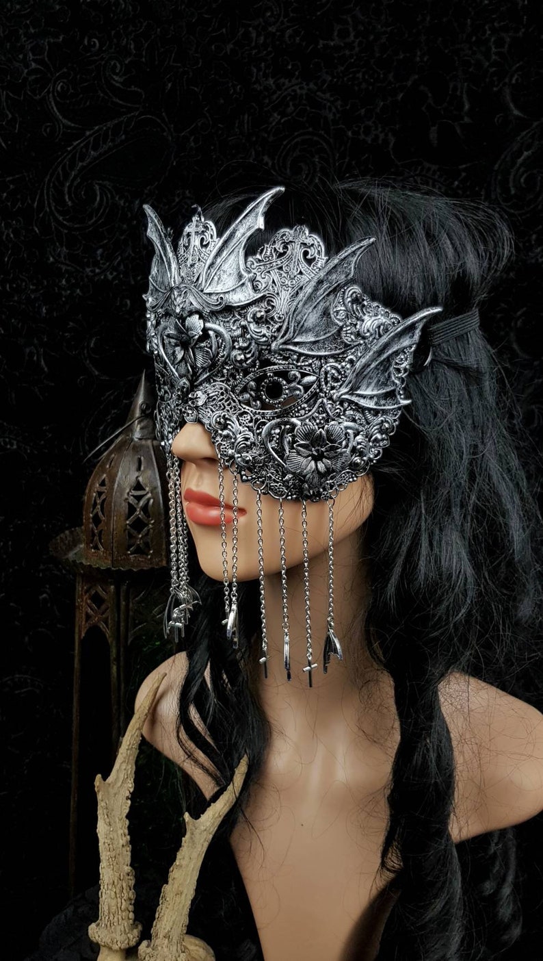Blind Mask vampire Batvampire Mask Gothic Crown - Etsy