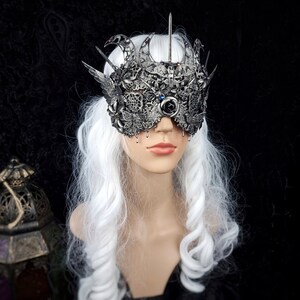 Blind Mask " Wisdom " Pagan Mask, Cosplay, Larp, Gothic, Fantasy ...