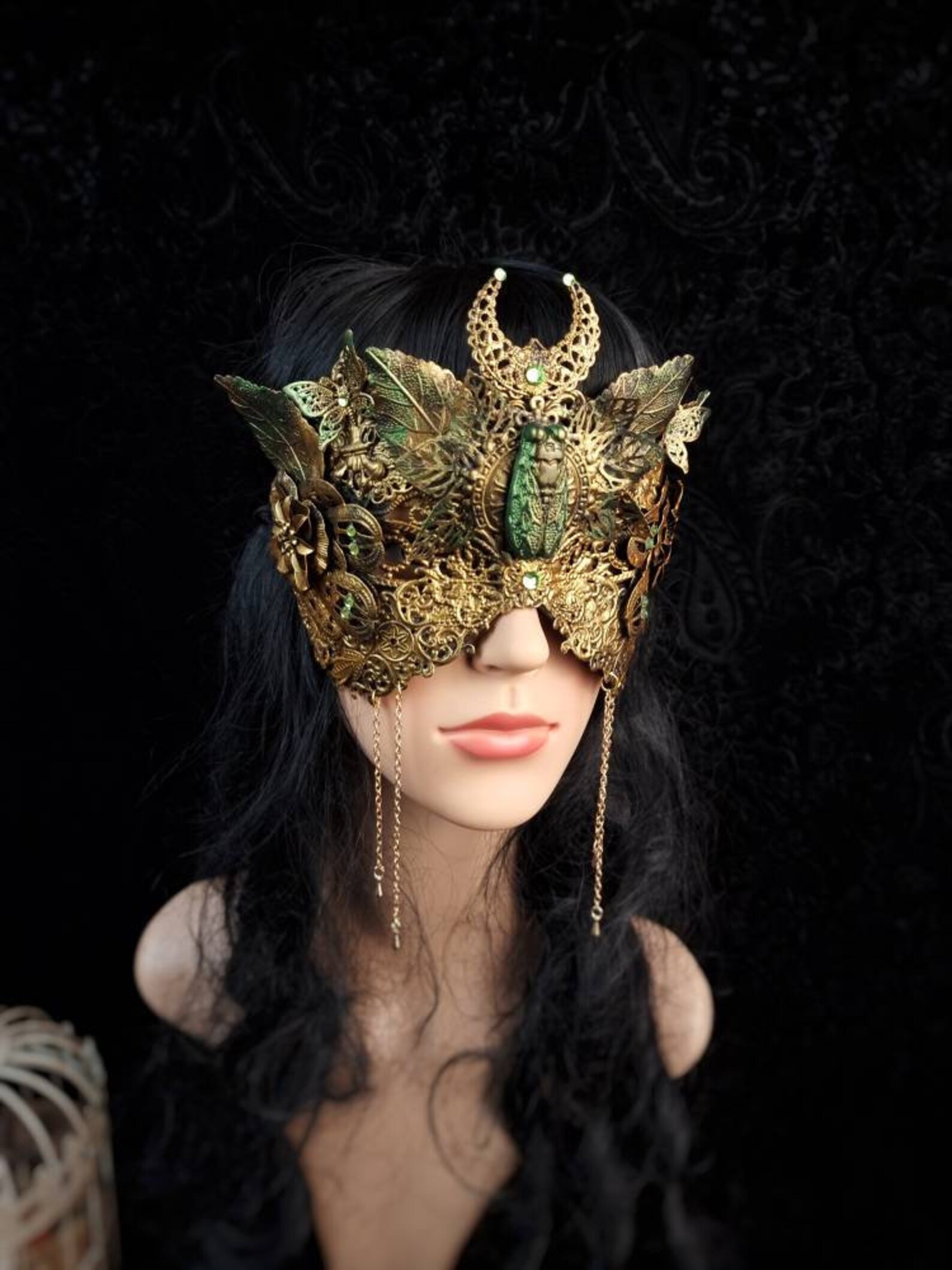 Blind Mask King & Queen Gothic Crown Gothic - Etsy