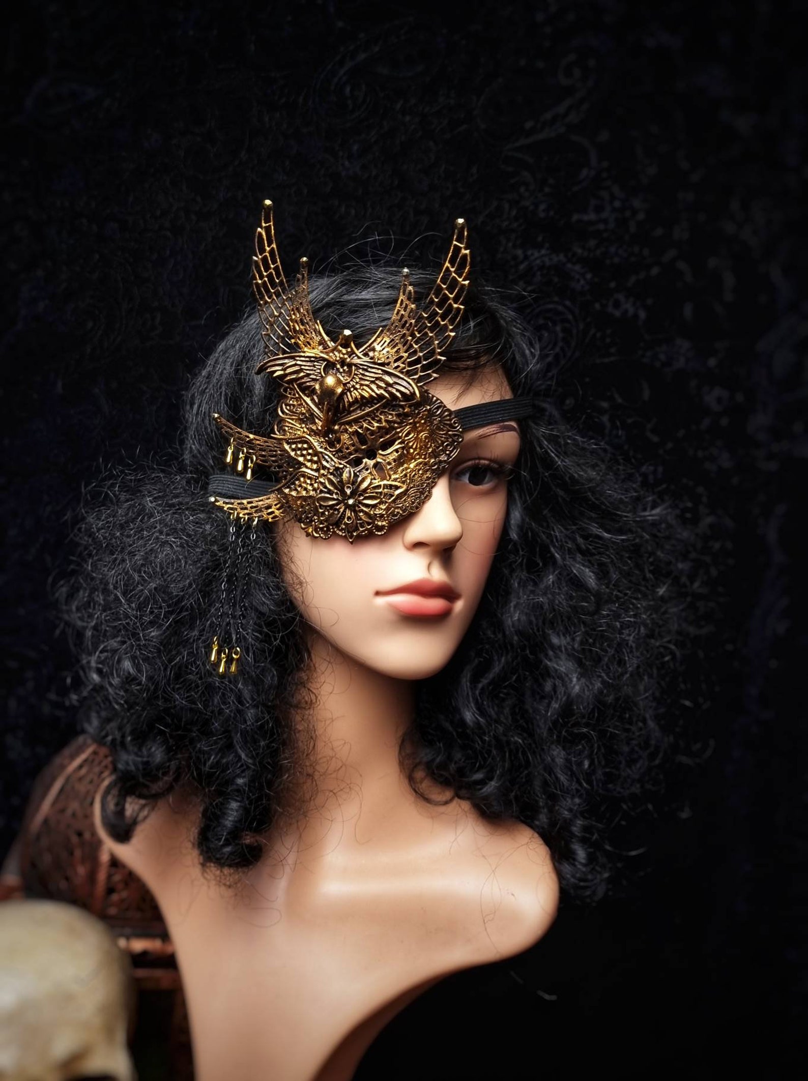 Metal Eye Patch Holy Crow Augenklappe gothic - Etsy.de