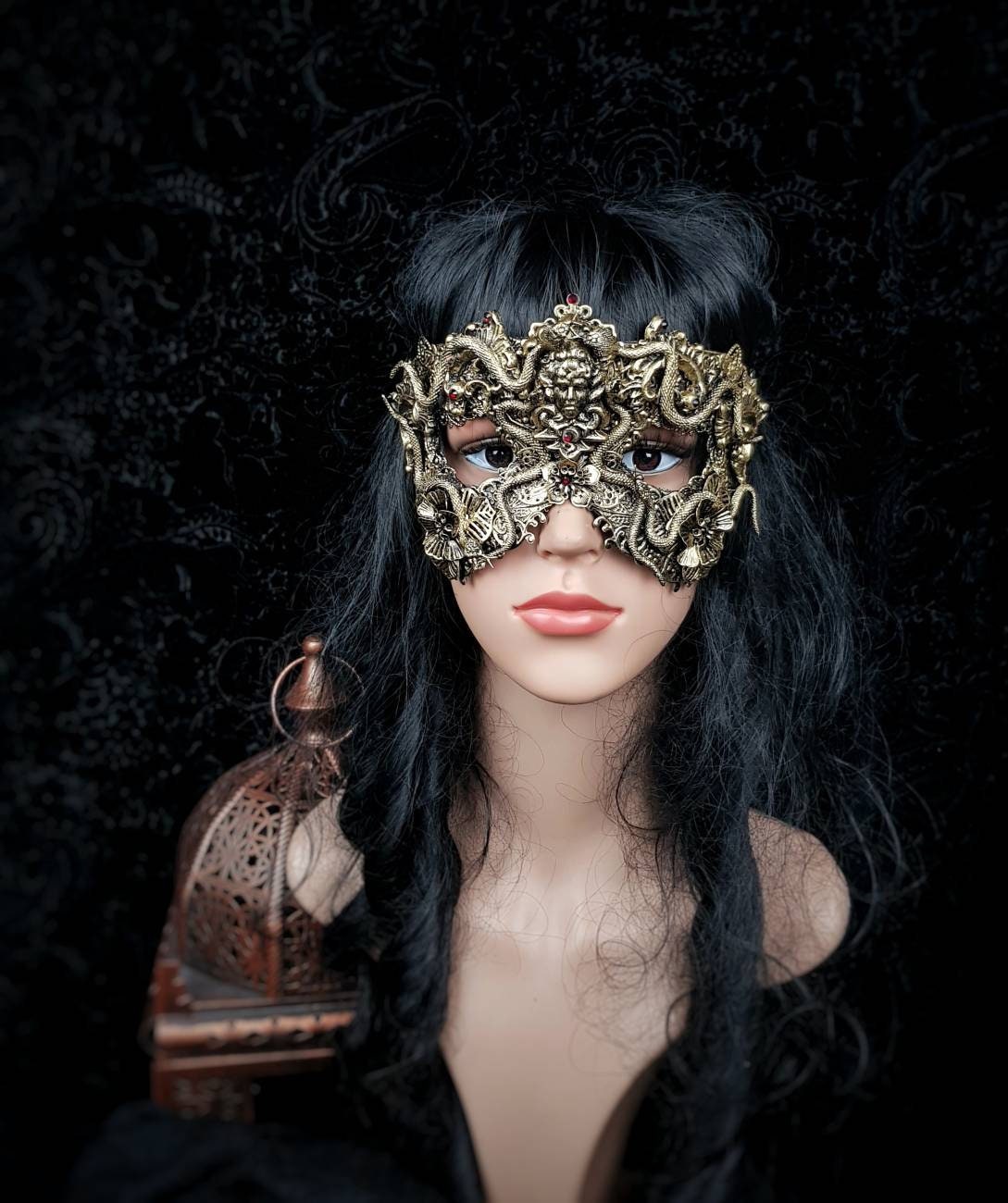 Head of Medusa Mask Blind Mask Medusa Head Cleopatra Mask | Etsy