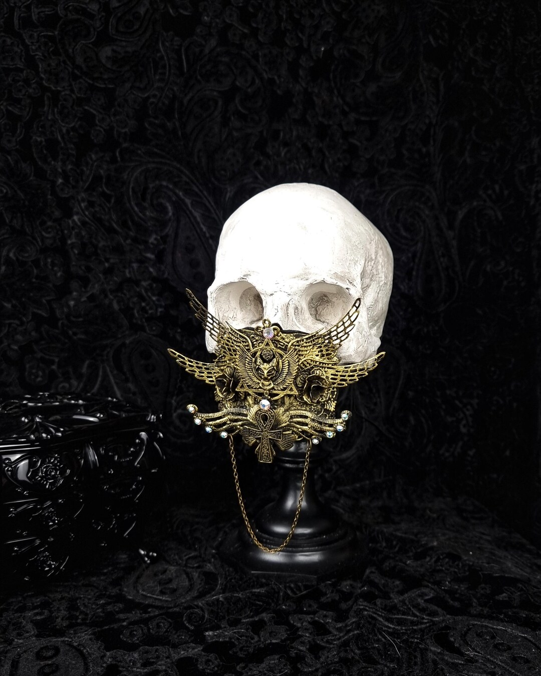 Ready to Ship / Bastet Mouth Mask, Pharaoh, Cleopatra, Egyptian ...