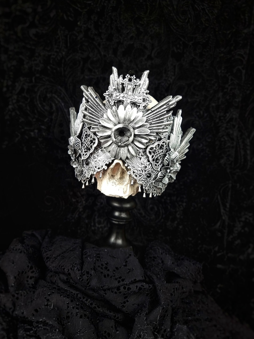 MADE TO ORDER Blind Mask "stardust" Cosplay, Vampire, Fantasy, Goth ...