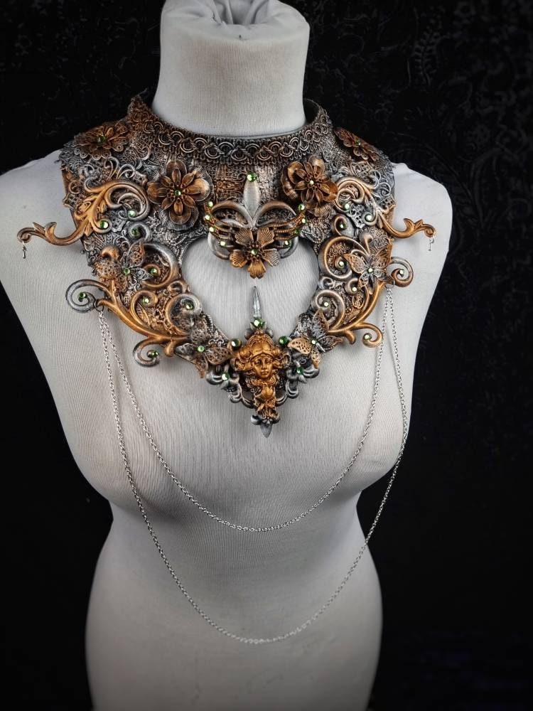 Made to Order / Collar Armor Art Noveau - Etsy