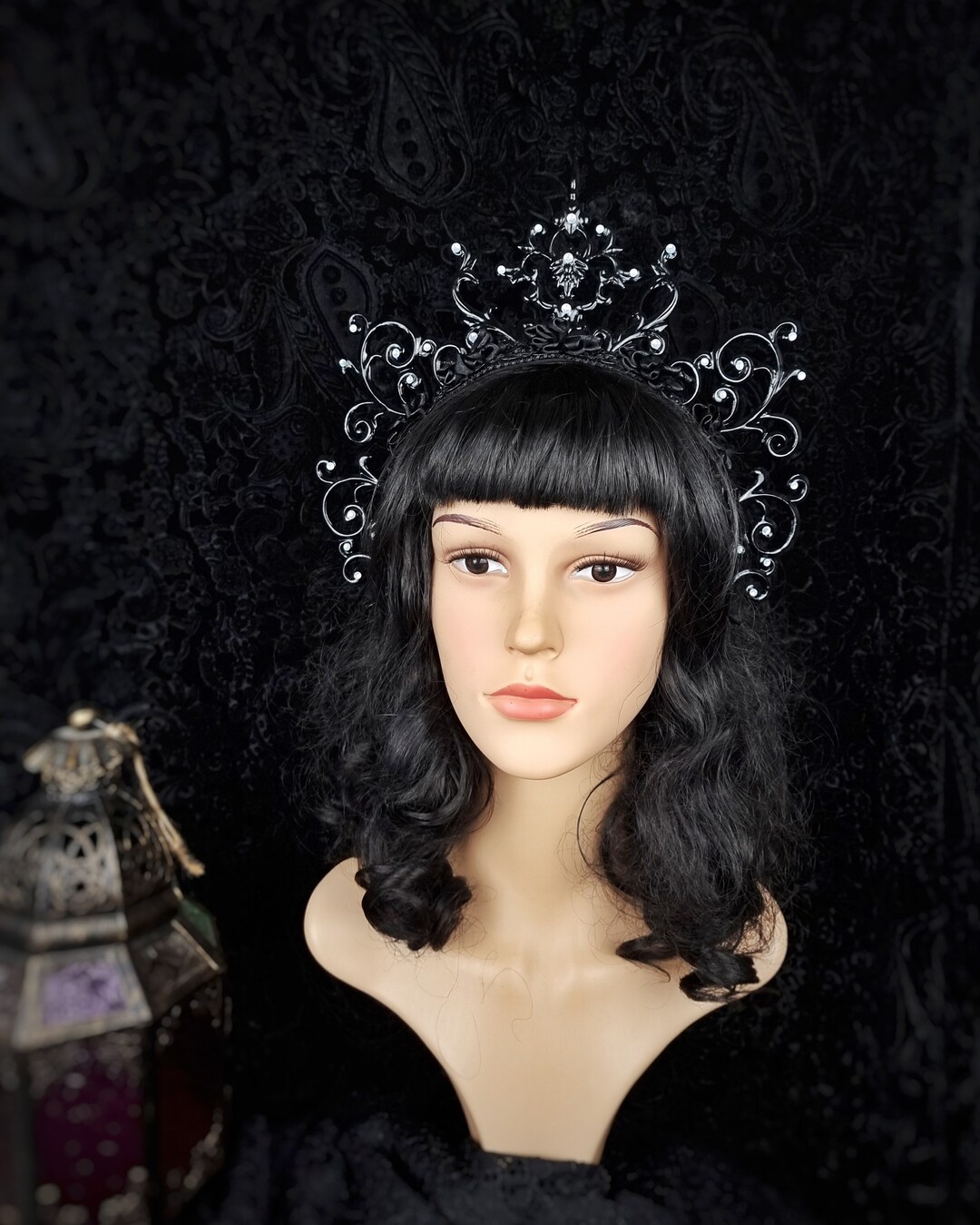 Made to Order / Headband goth Romance Cosplay, Gothic Crown, Larp ...