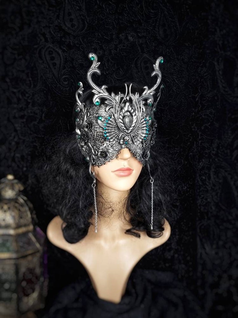 Blind Mask victorian Love Vampire Mask Gothic - Etsy