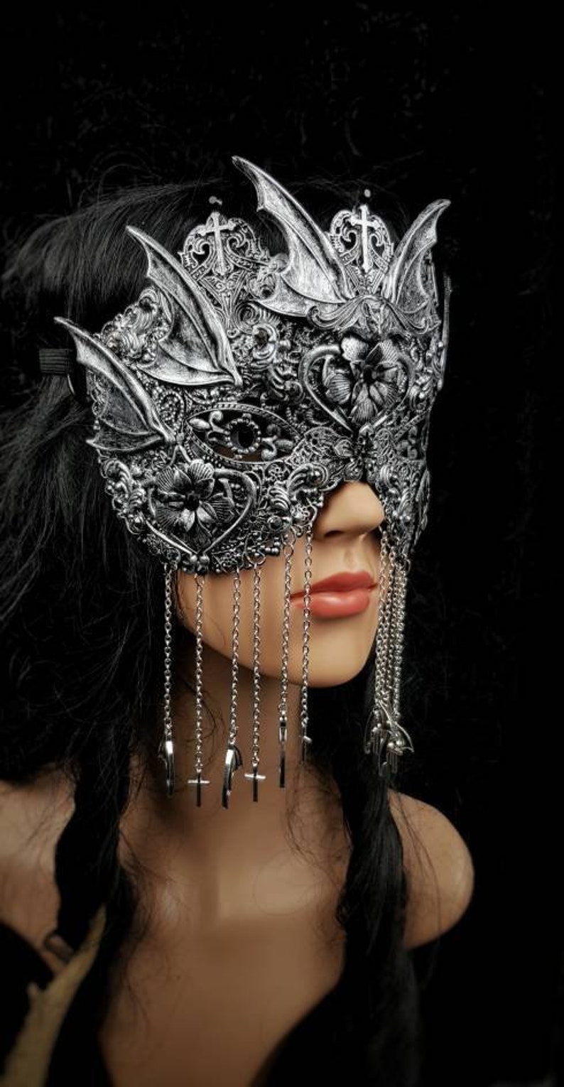 Blind Mask vampire Batvampire Mask Gothic Crown - Etsy