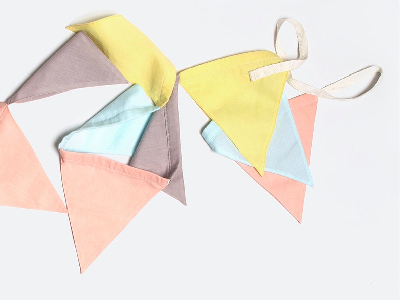 Triangle Baby Bunting Baby Shower Ideas Nursery Decor - Etsy