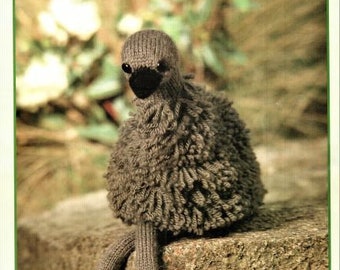 Emu knitting pattern | Etsy