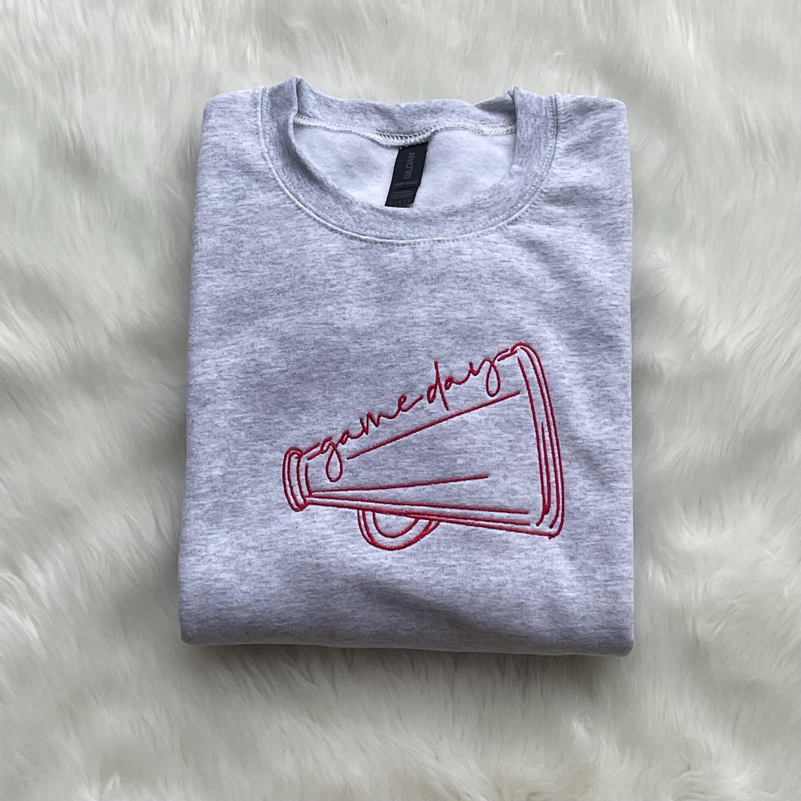 Cheer Game Day Sweatshirt, Embroidered Cheerleading Sweatshirt , Game ...