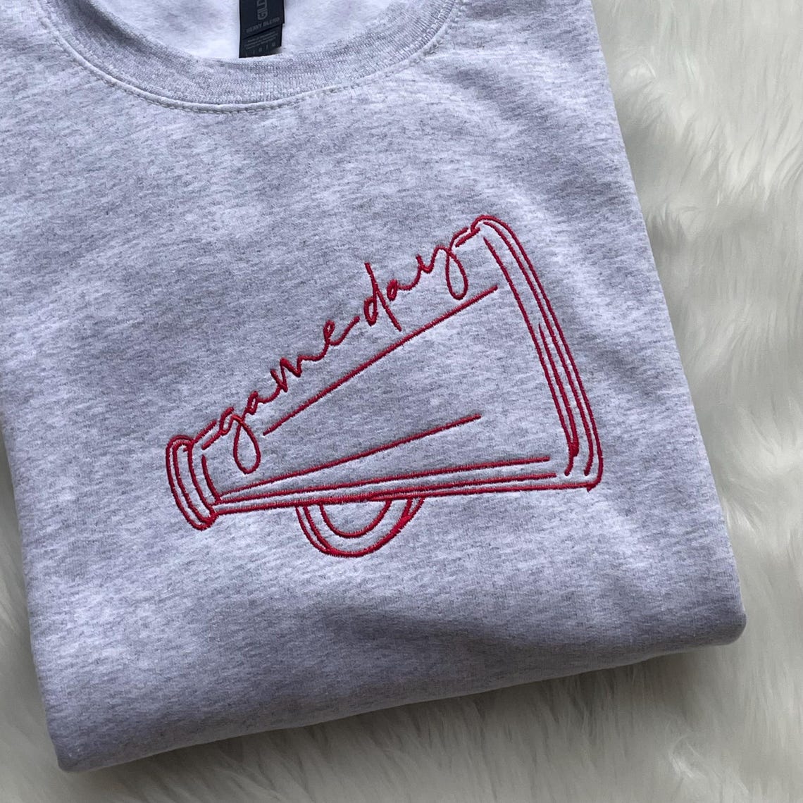 Cheer Game Day Sweatshirt, Embroidered Cheerleading Sweatshirt , Game ...