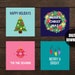 DIGITAL Christmas Cards - Printable Modern Illustration Cards Download ...