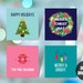 DIGITAL Christmas Cards - Printable Modern Illustration Cards Download ...