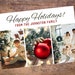 Digital Download, Happy Holidays Card Template, Fully Editable Text and ...