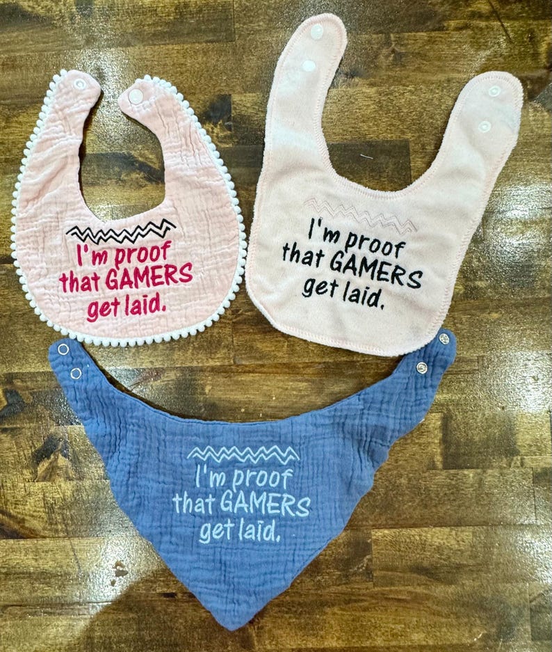 Sassy/spicy Adult Themed Embroidered Baby Bibs - Super "sassy ...