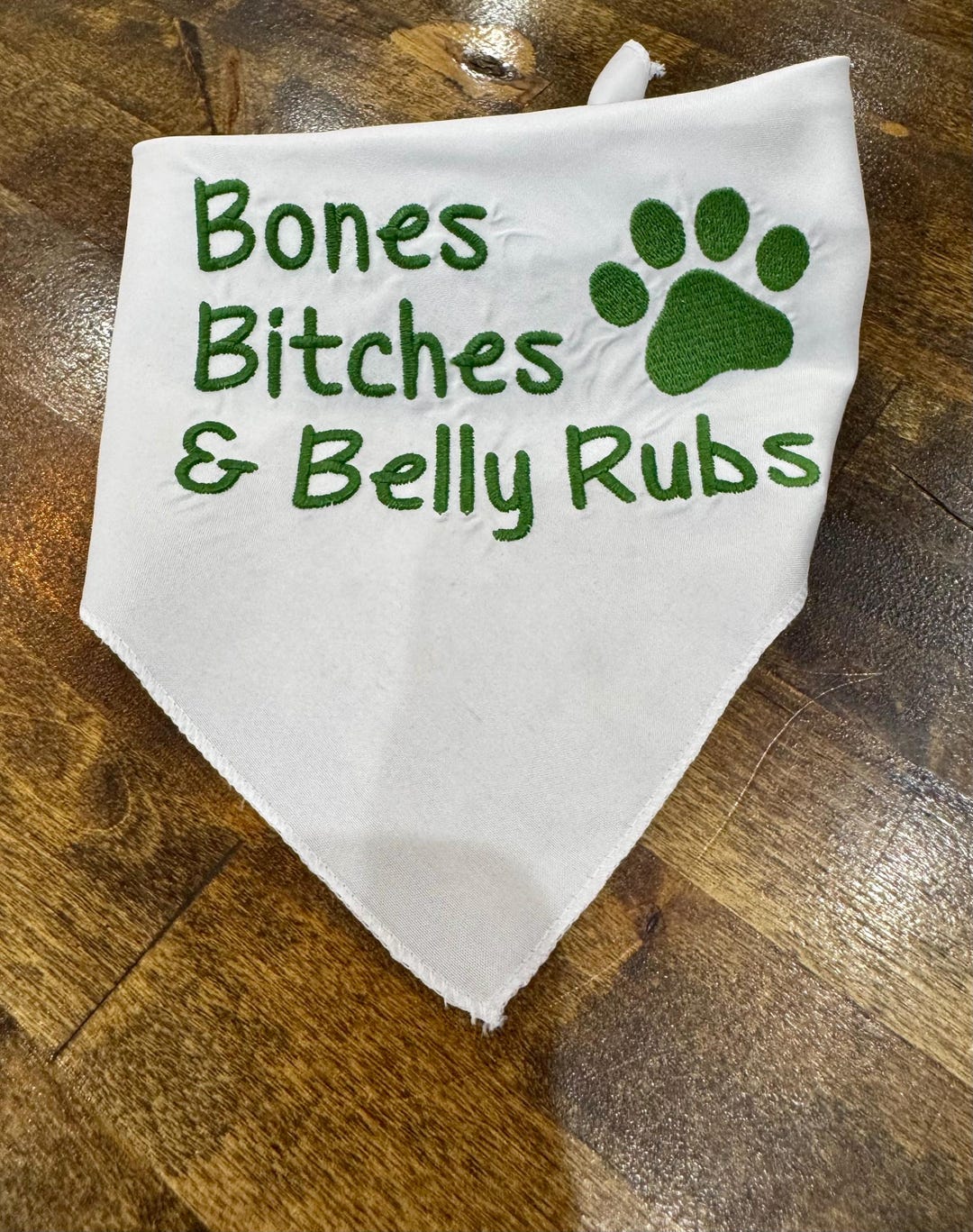 Dog Bandana, Tie on Bandana and Over-the-collars for Pets: Bones Bit ...