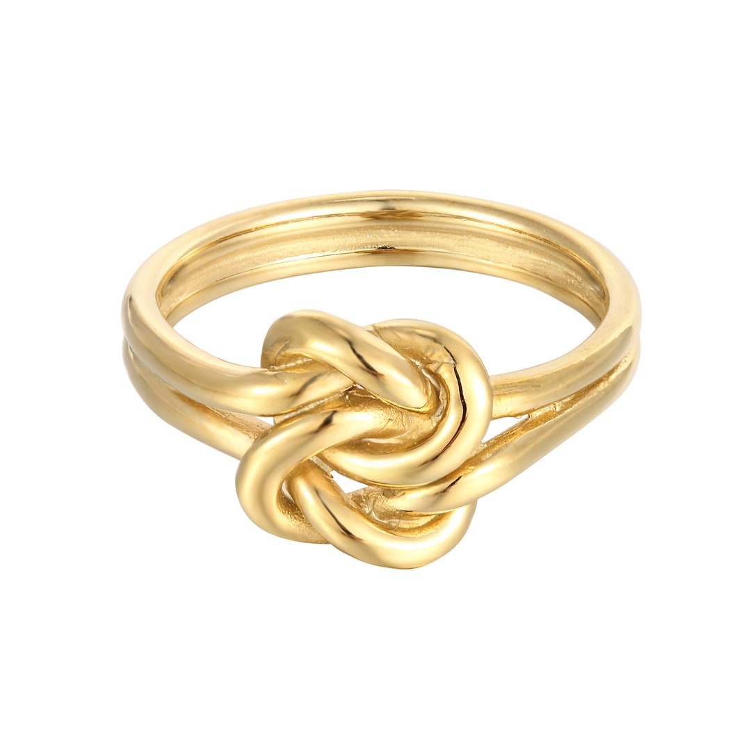 Knot Ring Rings Silver Ring Gold Ring Signet Rings - Etsy UK