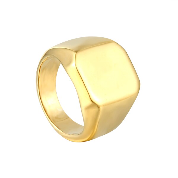 Square Signet Ring - Etsy
