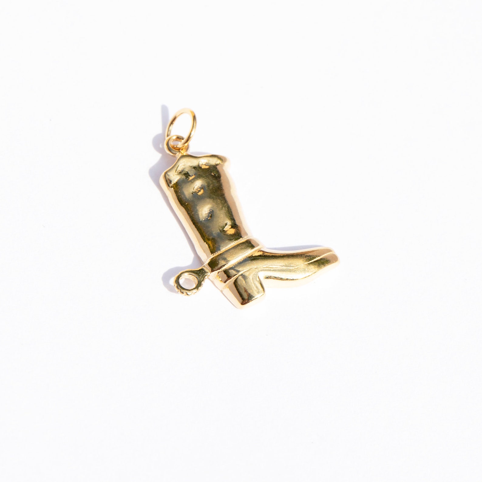 Cowboy Boot Pendant Gold Silver 00s 90s Y2k - Etsy UK
