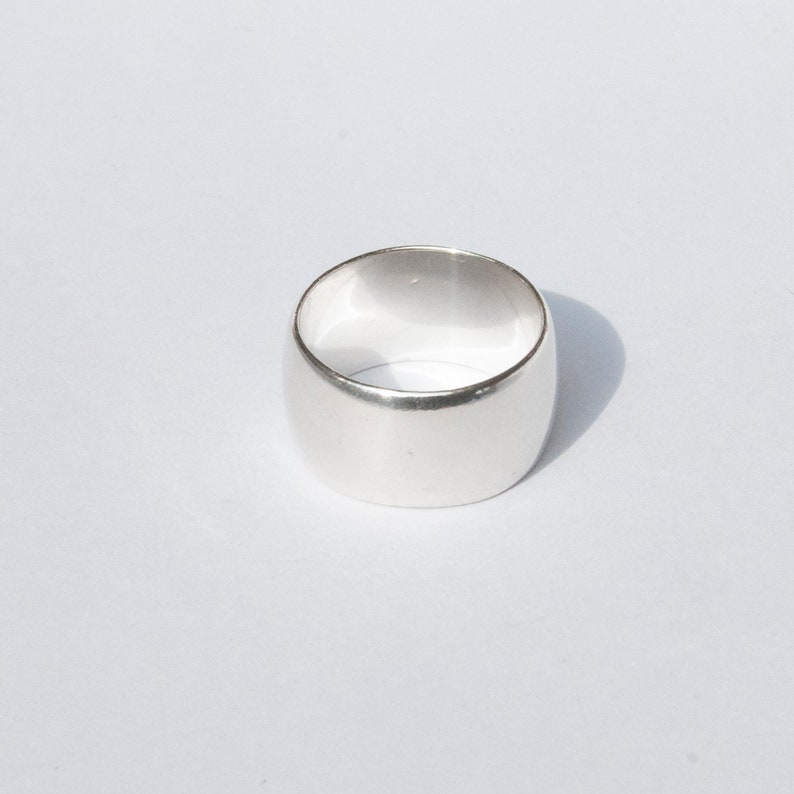 Chunky ring rings silver ring thick ring signet ring | Etsy