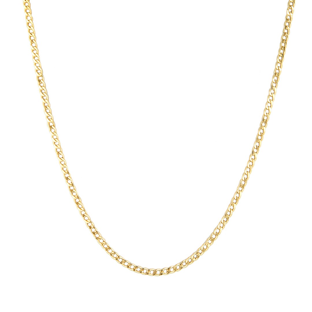 9ct Gold Curb Chain Necklace 9ct Gold Curb Chain 9ct - Etsy