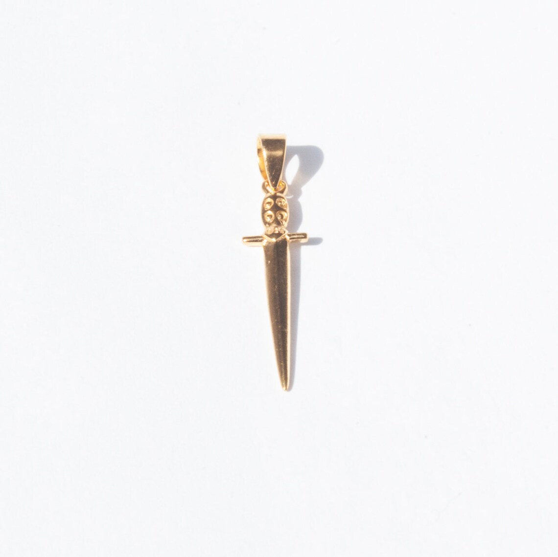 Dagger Sword Charm Gold Silver Dagger Pendant - Etsy