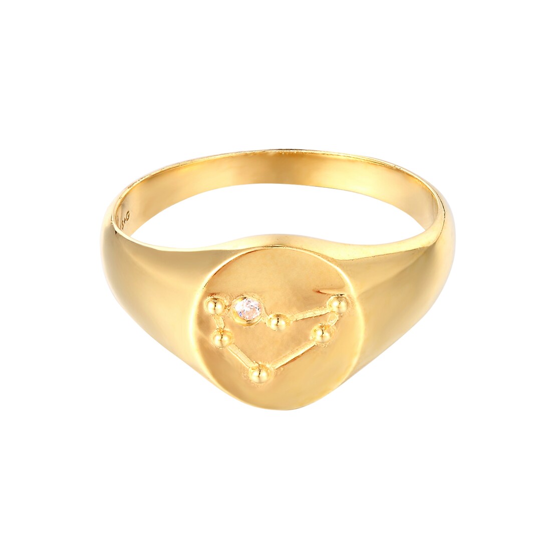 Constellation Signet Ring Signet Ring Silver Ring Star Ring Signet Star ...