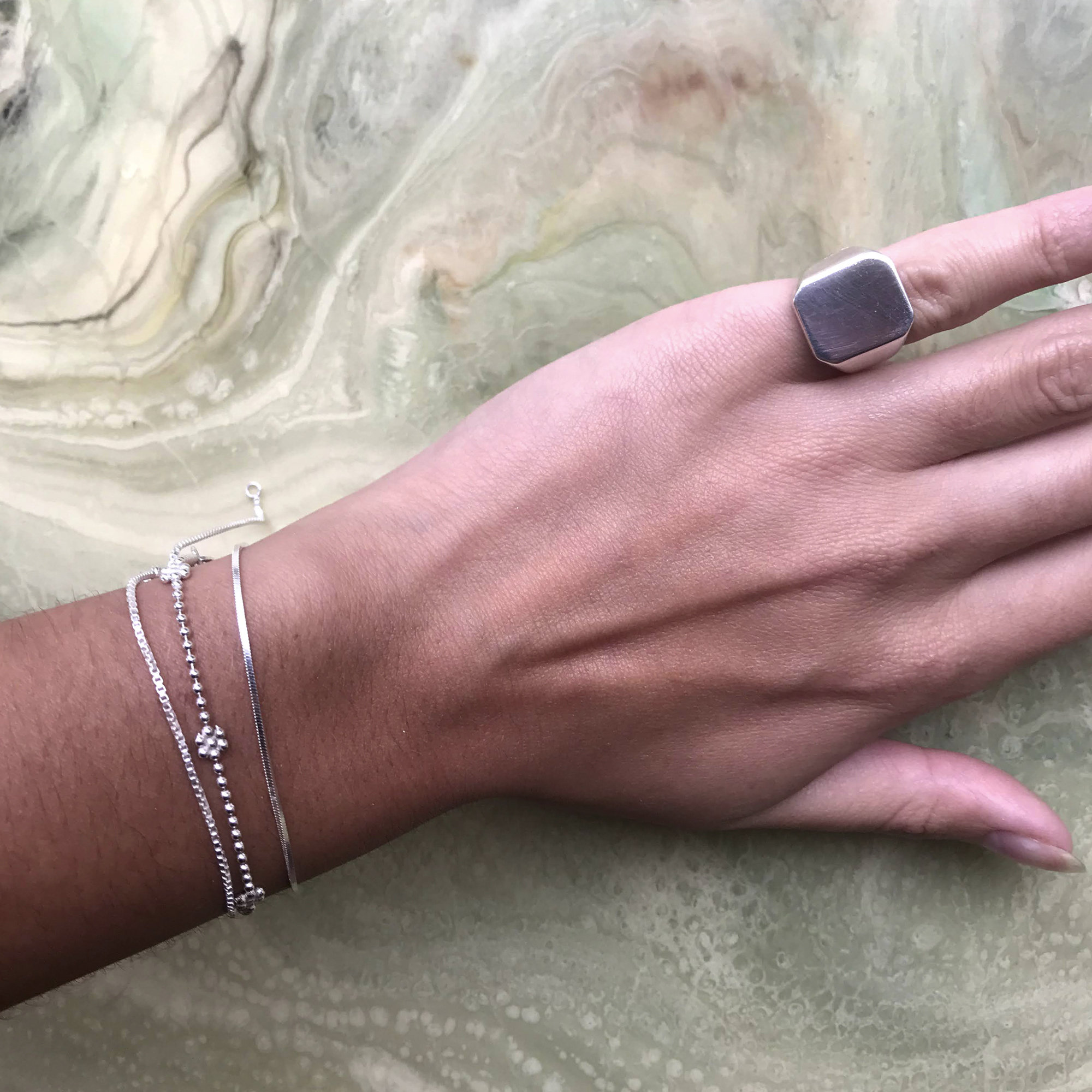 Box chain bracelet chain bracelet adjustable gold | Etsy