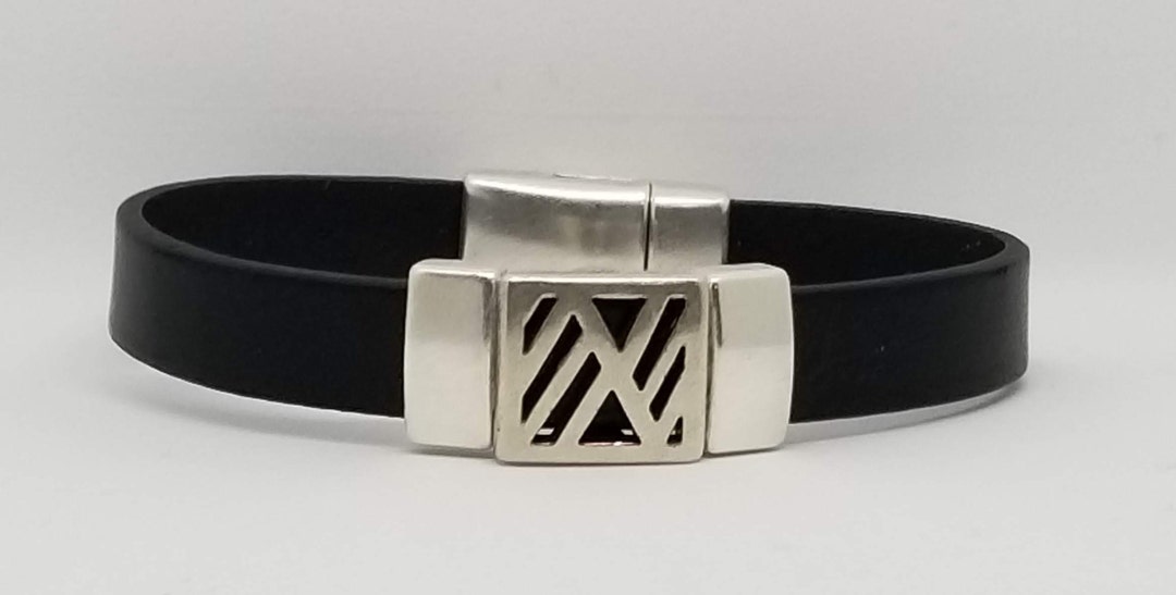 Geo Triangle Leather Custom - Etsy