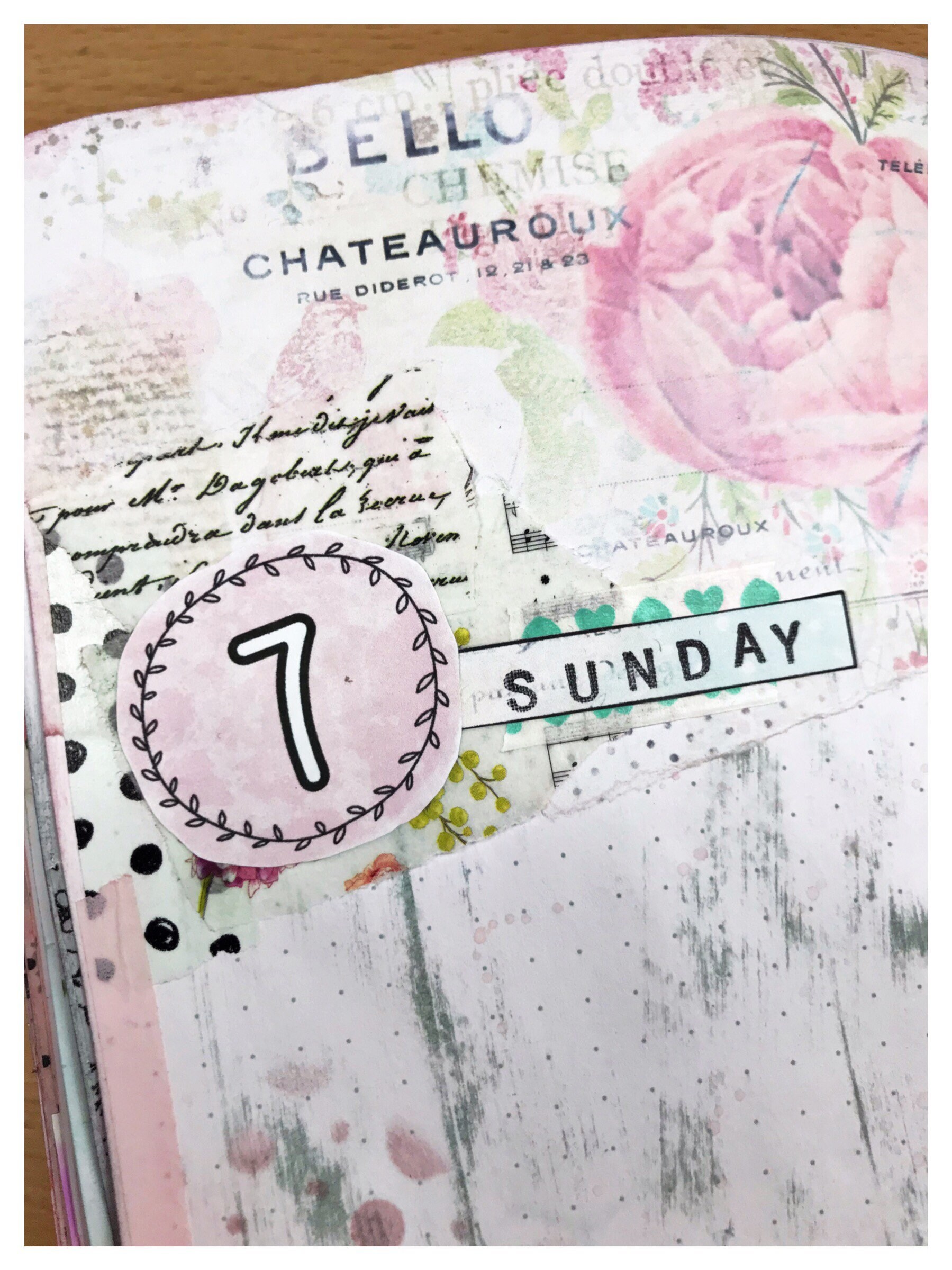 Dates Days Spring Printable Digital Download Scrapbook | Etsy