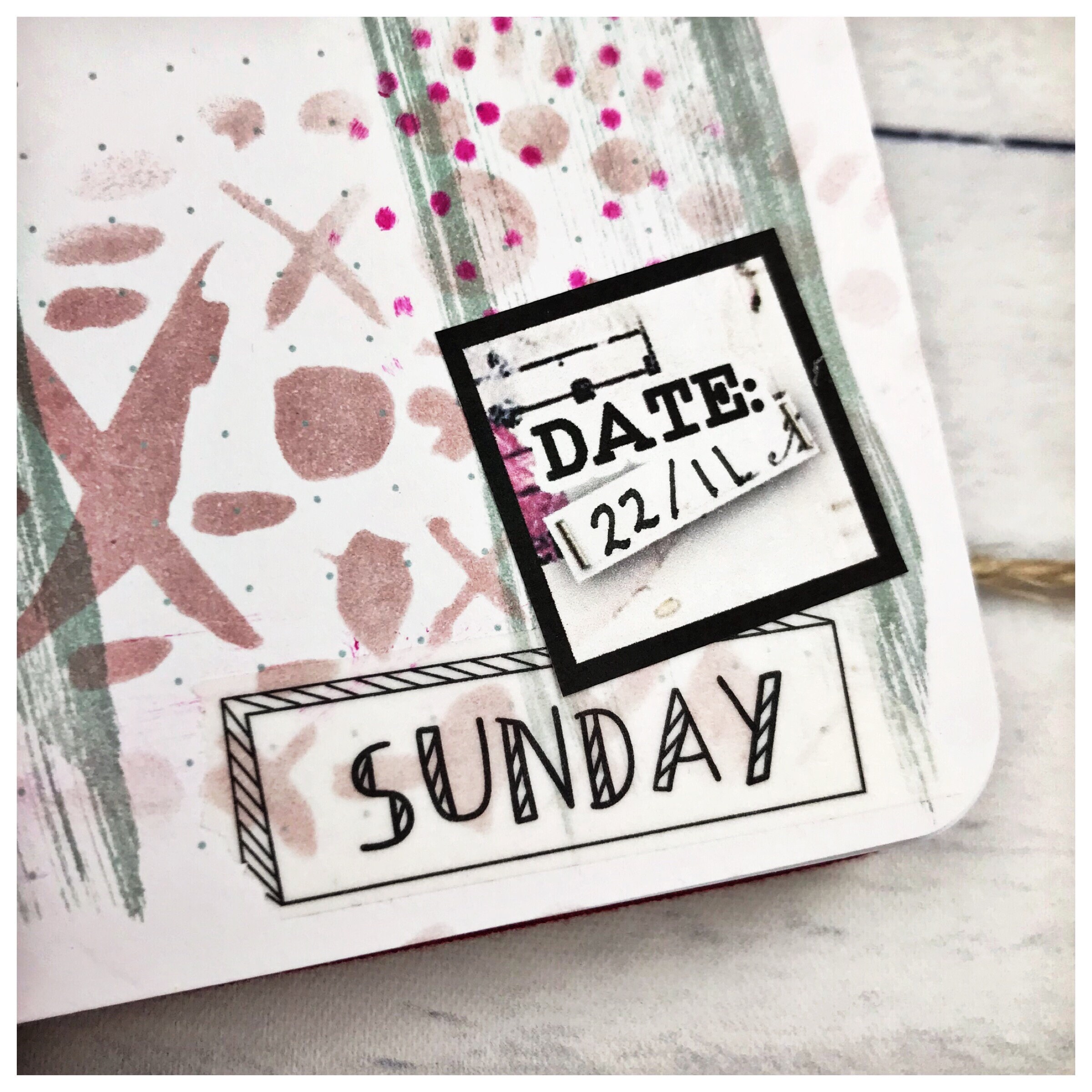 Dates, Printable, Digital Download, Scrapbook, Journal, Paper, Vintage ...