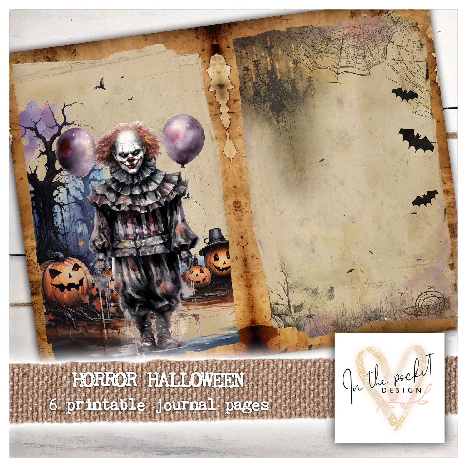 Halloween, Journal Pages, Junk Journal, Writing Paper, Notepaper ...