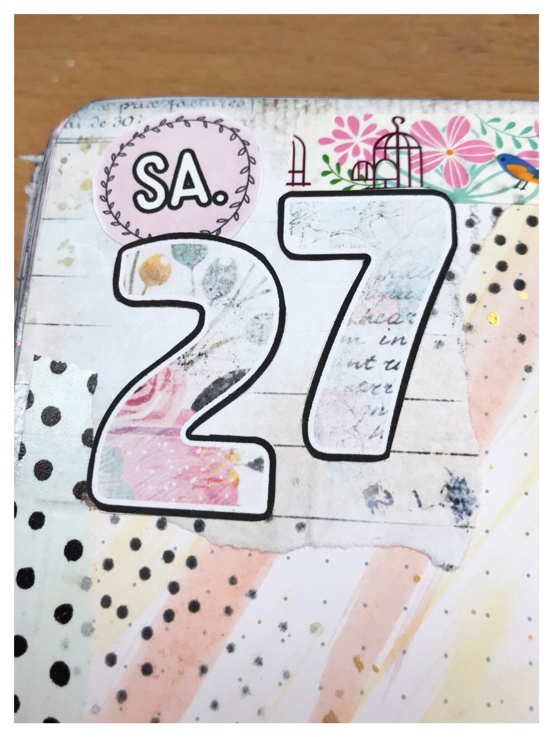 Dates Days Spring Printable Digital Download Scrapbook - Etsy