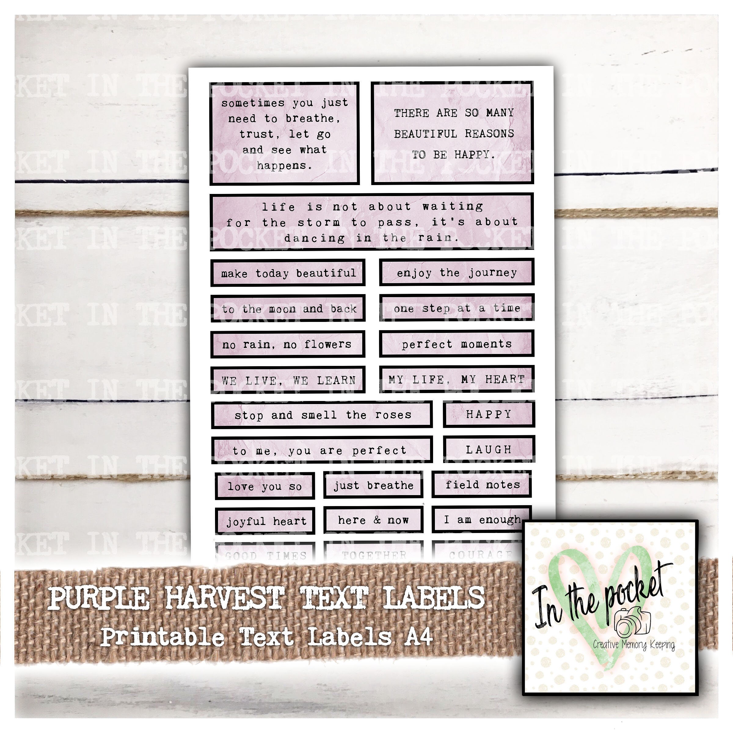 Text Labels, Labels, Words, Quotes, Journal, Labels, Printable, Digital ...