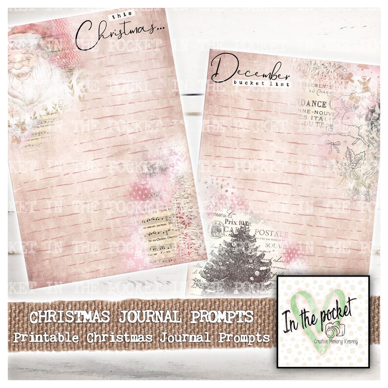 LAST CHANCE** Christmas, Journal Prompts, Printable, Digital Download ...