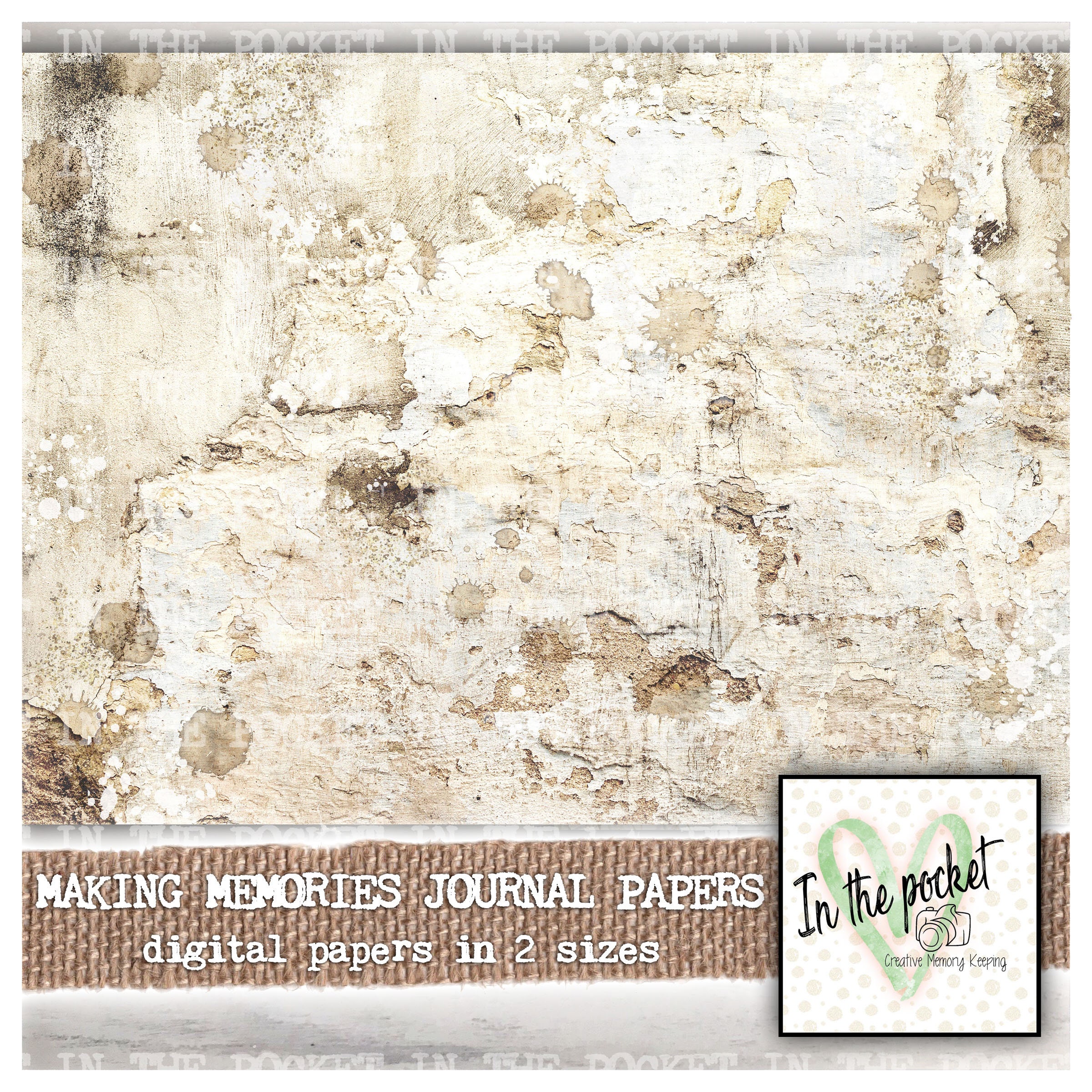 Making Memories, Junk Journal, Background Papers, Printable, Scrapbook ...